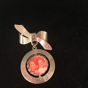 Jewelry | Two Vintage Brooches White And Photo Frame | Poshmark